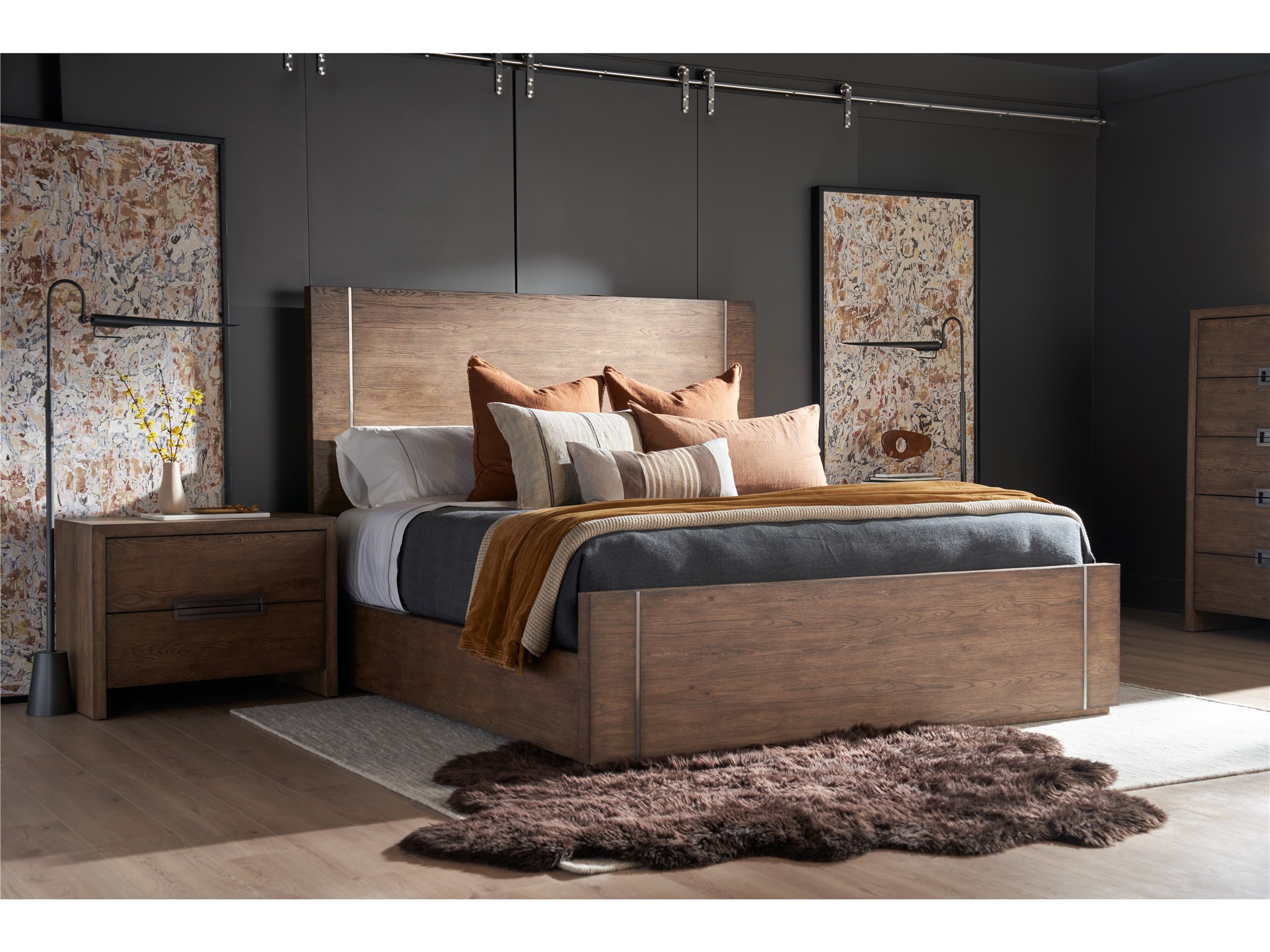 New Modern Walker Panel Bed Queen | Universal Furniture