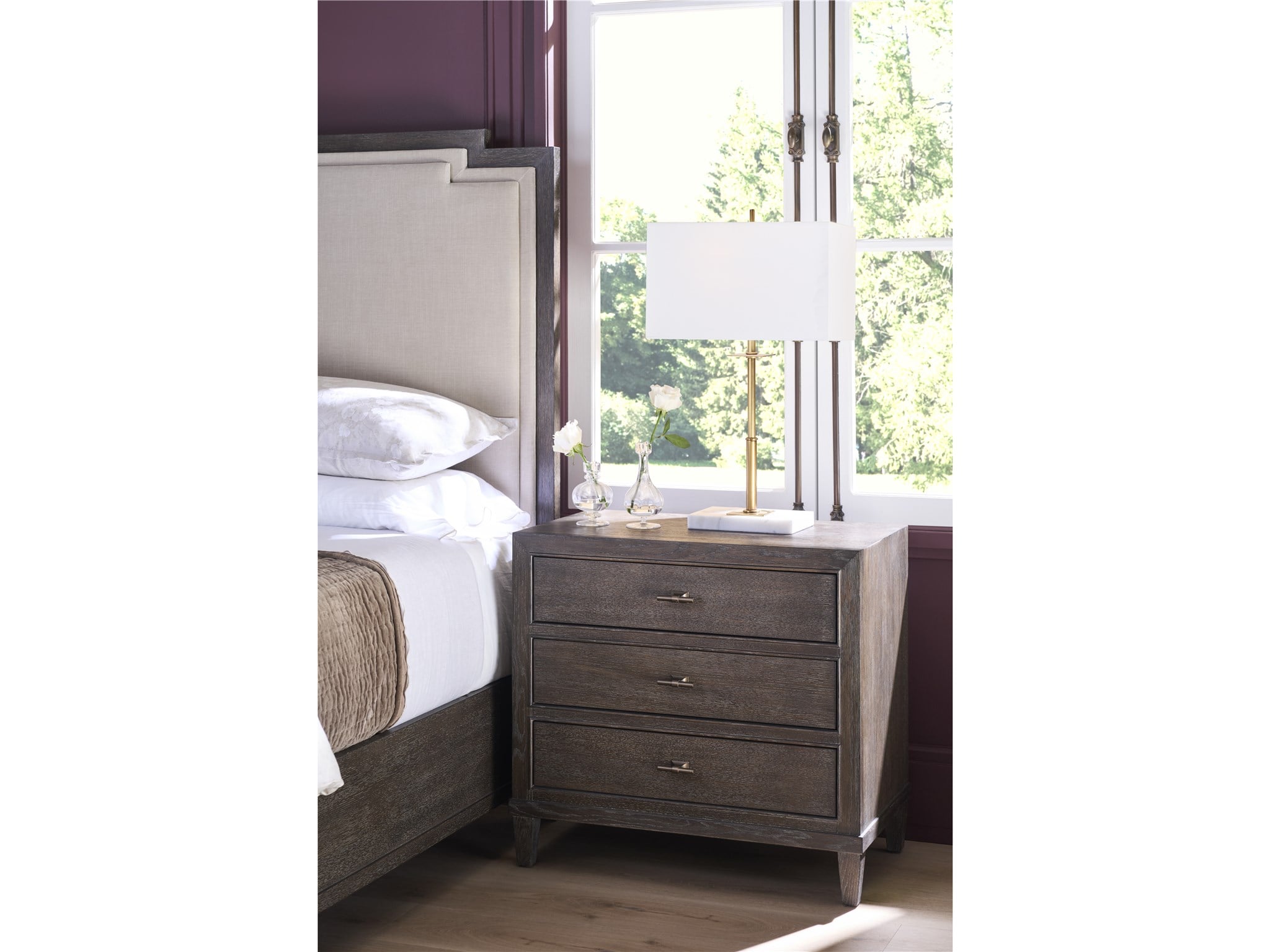 Montclair Cocoa Nightstand | Universal Furniture
